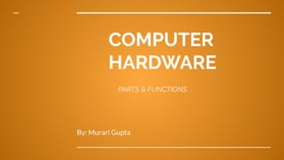 Computer hardware | PPT