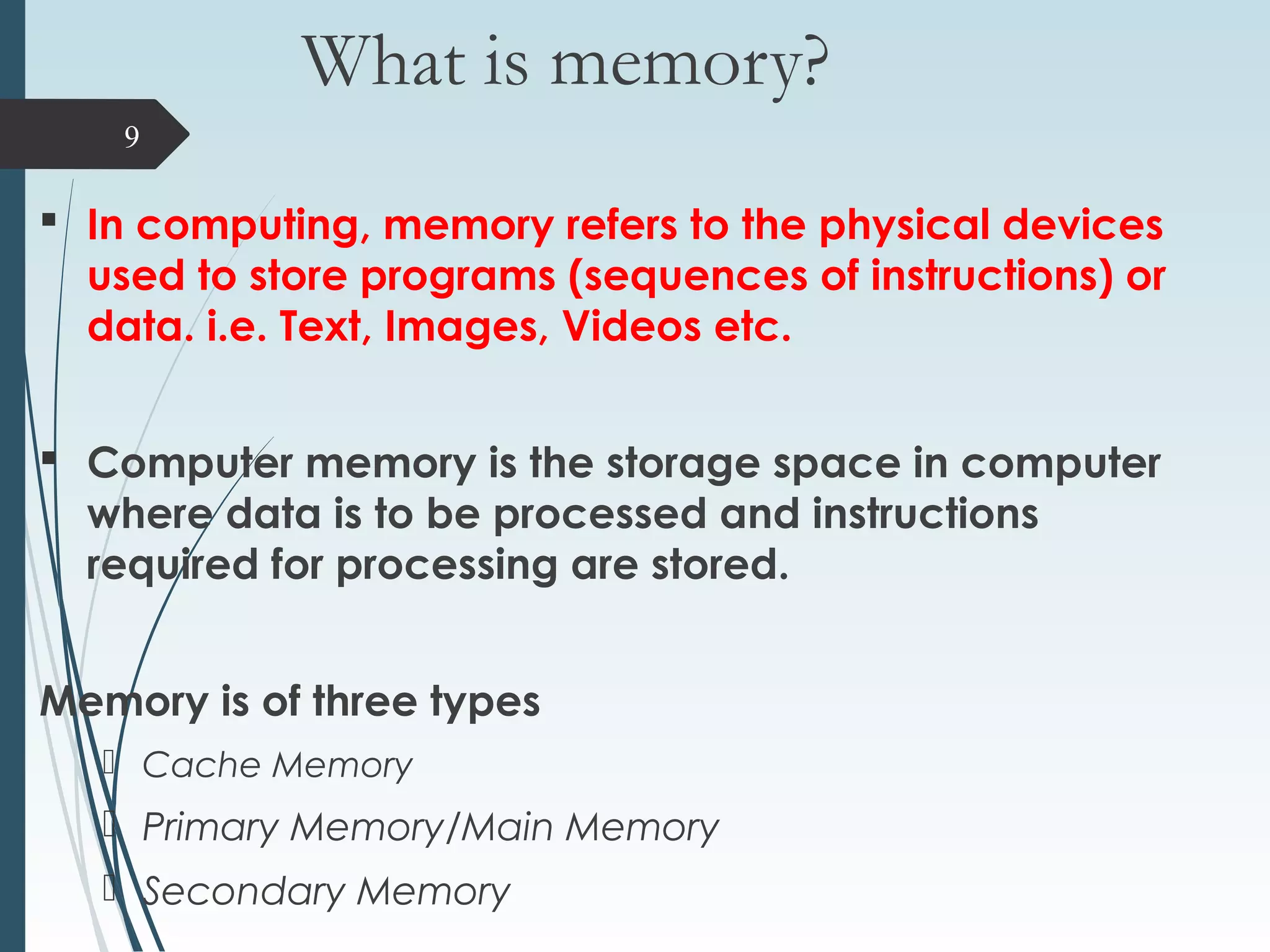 Computer hardware and its components | PPT