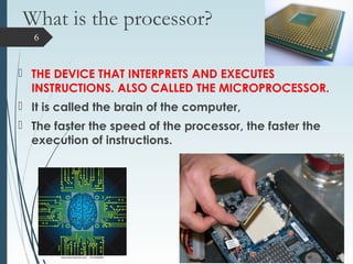 Computer hardware and its components | PPT