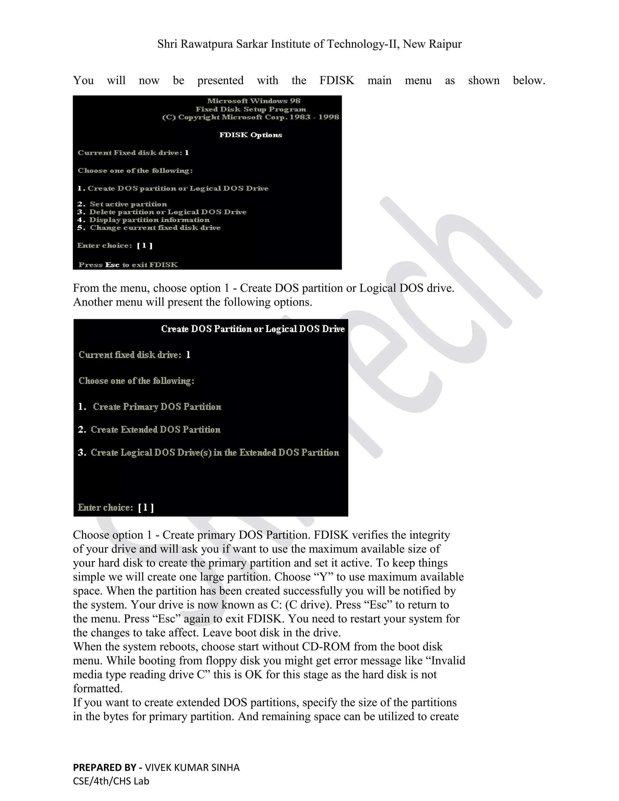 Computer Hardware And Simulation Lab Manual Doc Computer Peripherals Computing
