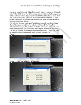 Computer hardware and simulation lab manual | DOC