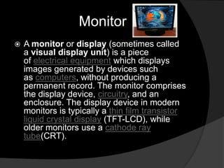 Computer hardware and software | PPTX