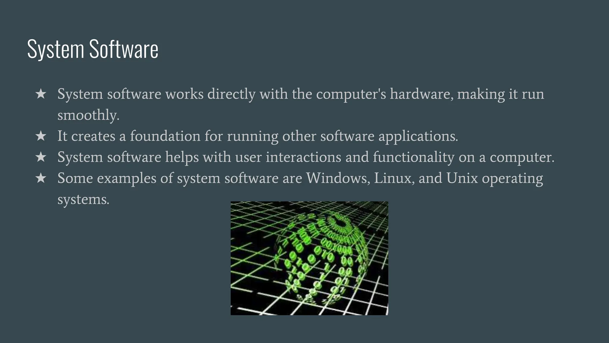 COMPUTER HARDWARE AND SOFTWARE.pptx | Operating Systems | Computer ...