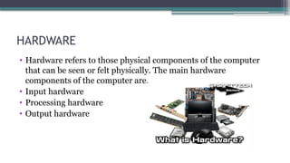 COMPUTER HARDWARE AND SOFT WARE nandani.pptx