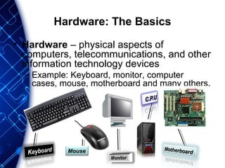 Computer hardware and software ~ Nitin Agarwal | PPT