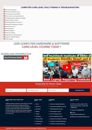 COMPUTER HARDWARE AND SOFTWARE REPAIRING COURSE IN TILAK NAGAR DELHI.pptx