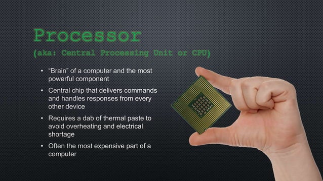 Computer hardware crash course | PPTX | Desktops | Computing