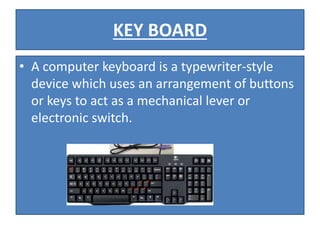 Computer hardware intro | PPTX