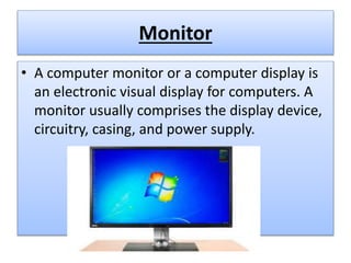 Computer hardware intro | PPTX