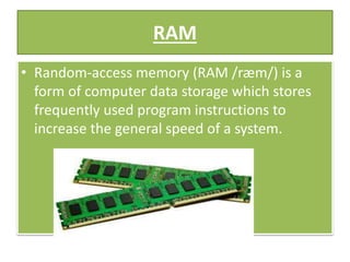 Computer hardware intro | PPTX
