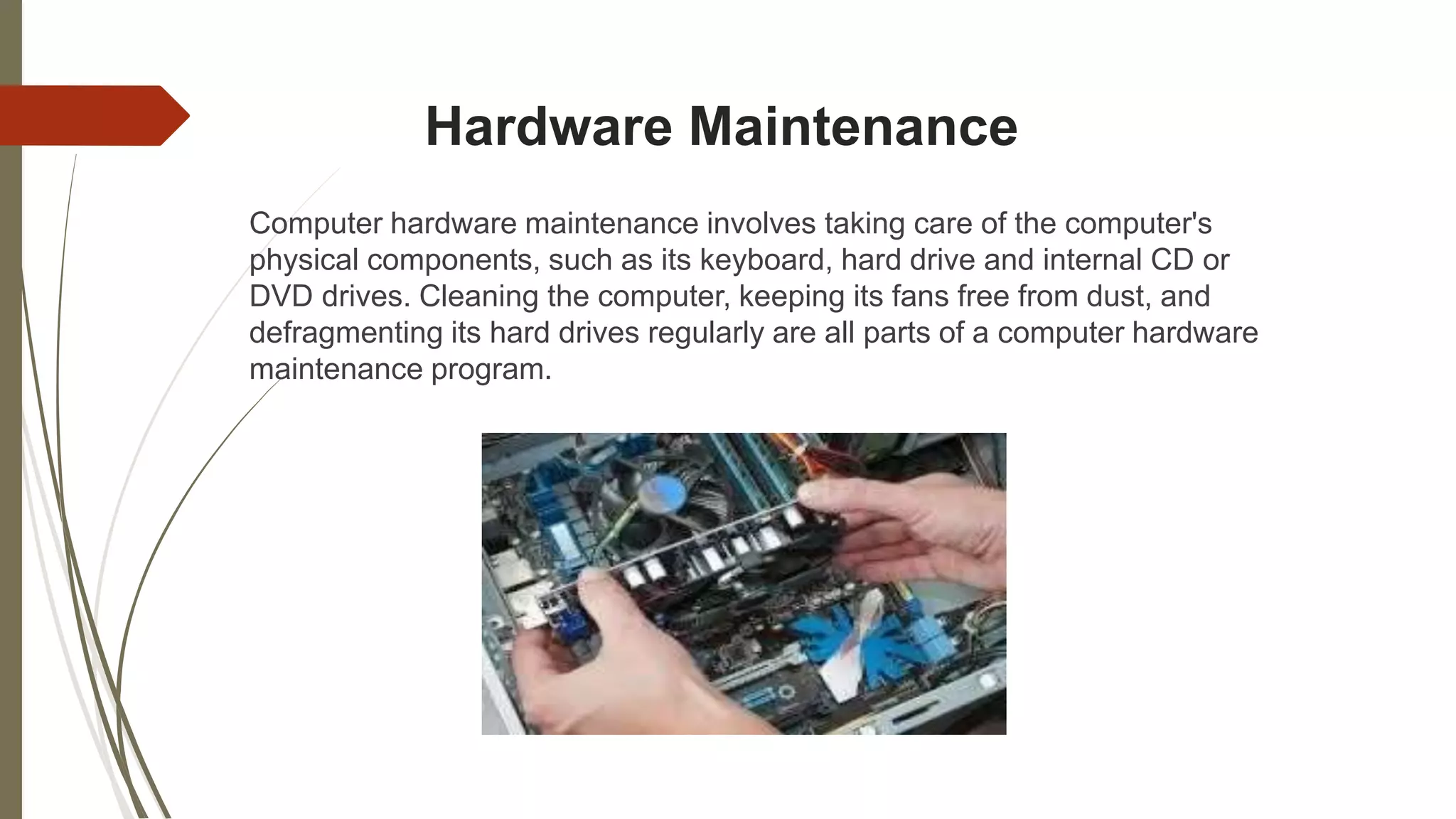 Computer hardware and maintenance | PPTX