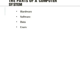 Computer hardware ppt1 | PPT | Computing | Technology & Computing