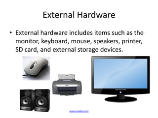 Computer hardware presentation | PPTX