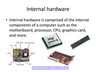 Computer hardware presentation | PPTX