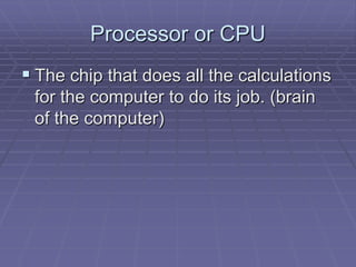 Computer Hardware Review | PPT