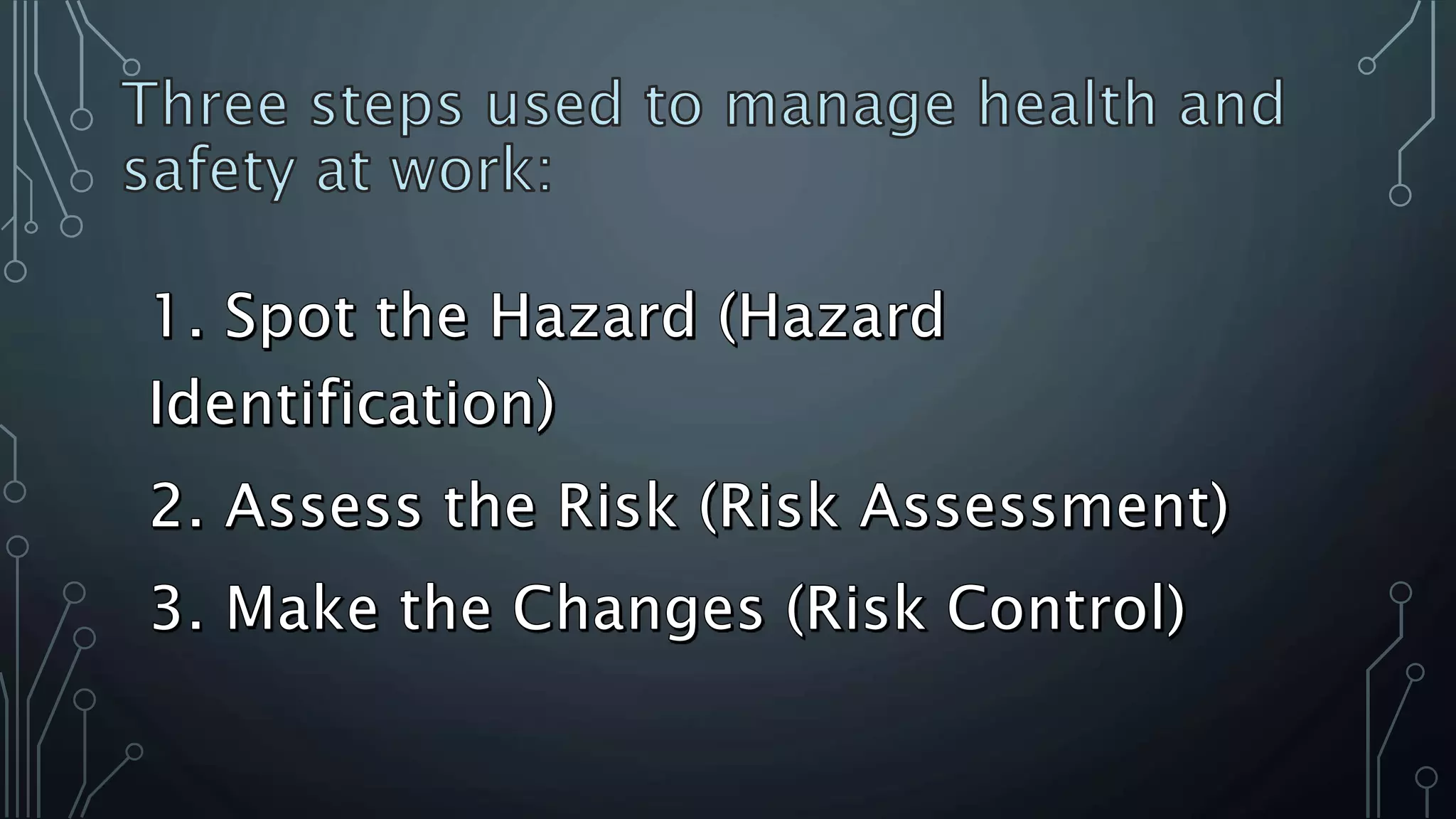 Computer hardware servicing practice occupational health and safety ...