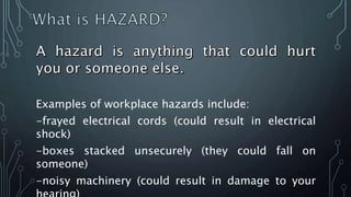 Computer hardware servicing practice occupational health and safety ...