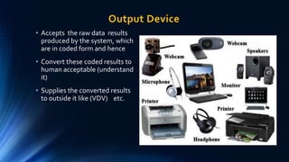 ITWorkshop Task 1 Computer hardware & software for B.Tech R15 | PPTX