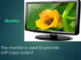 computer hardware system and its components. | PPT