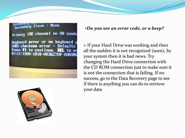 Computer hardware troubleshooting | PPTX