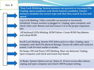 Computer hardware troubleshooting | PPTX
