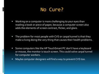 Computer Health Issues | PPTX