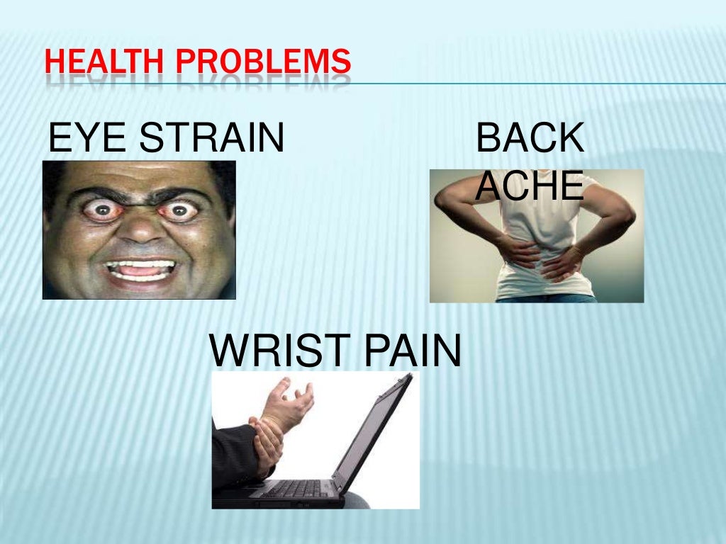 Computer health & safety issues Computer health & safety issues