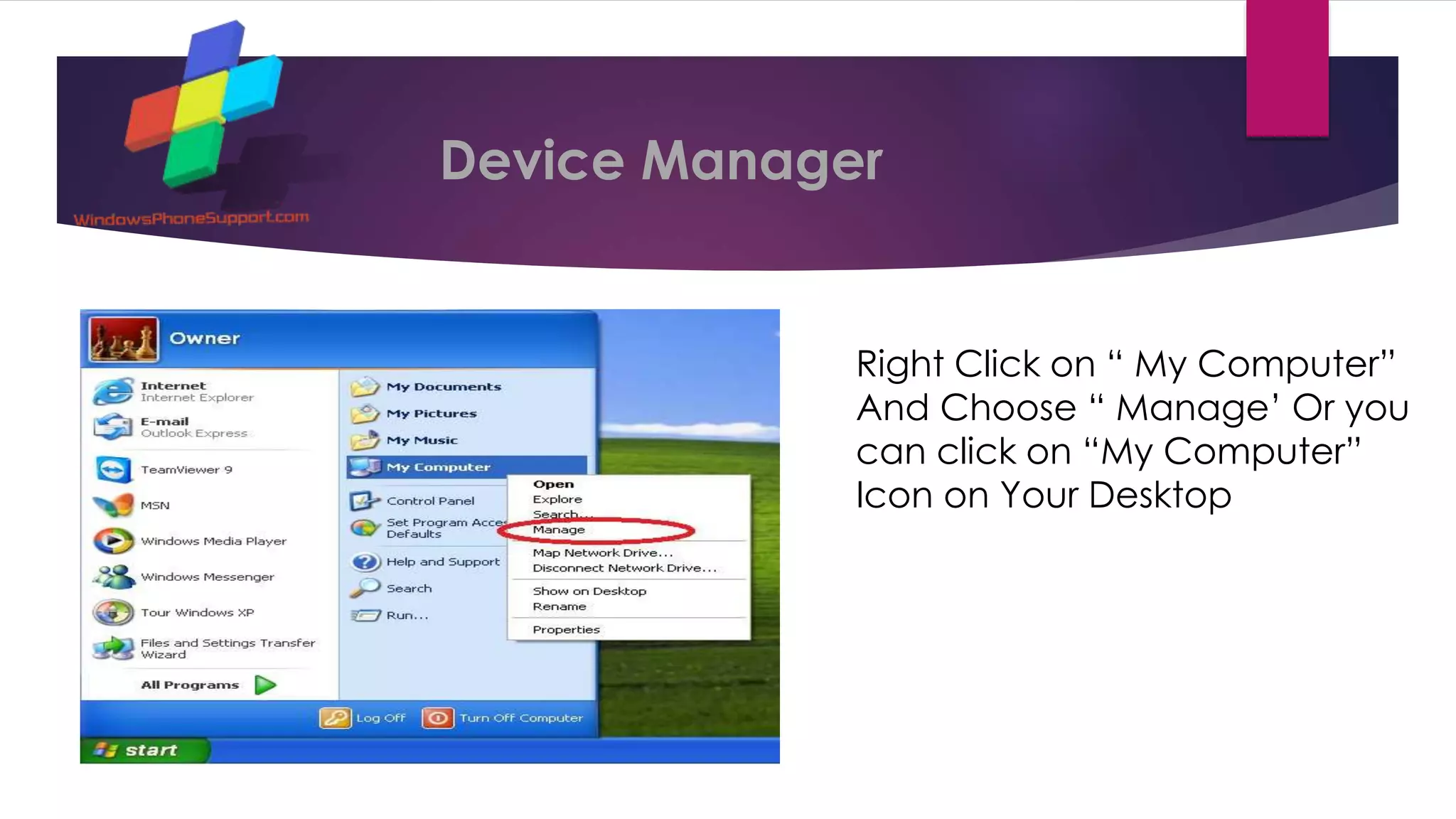 Computer help with device manager | PPTX