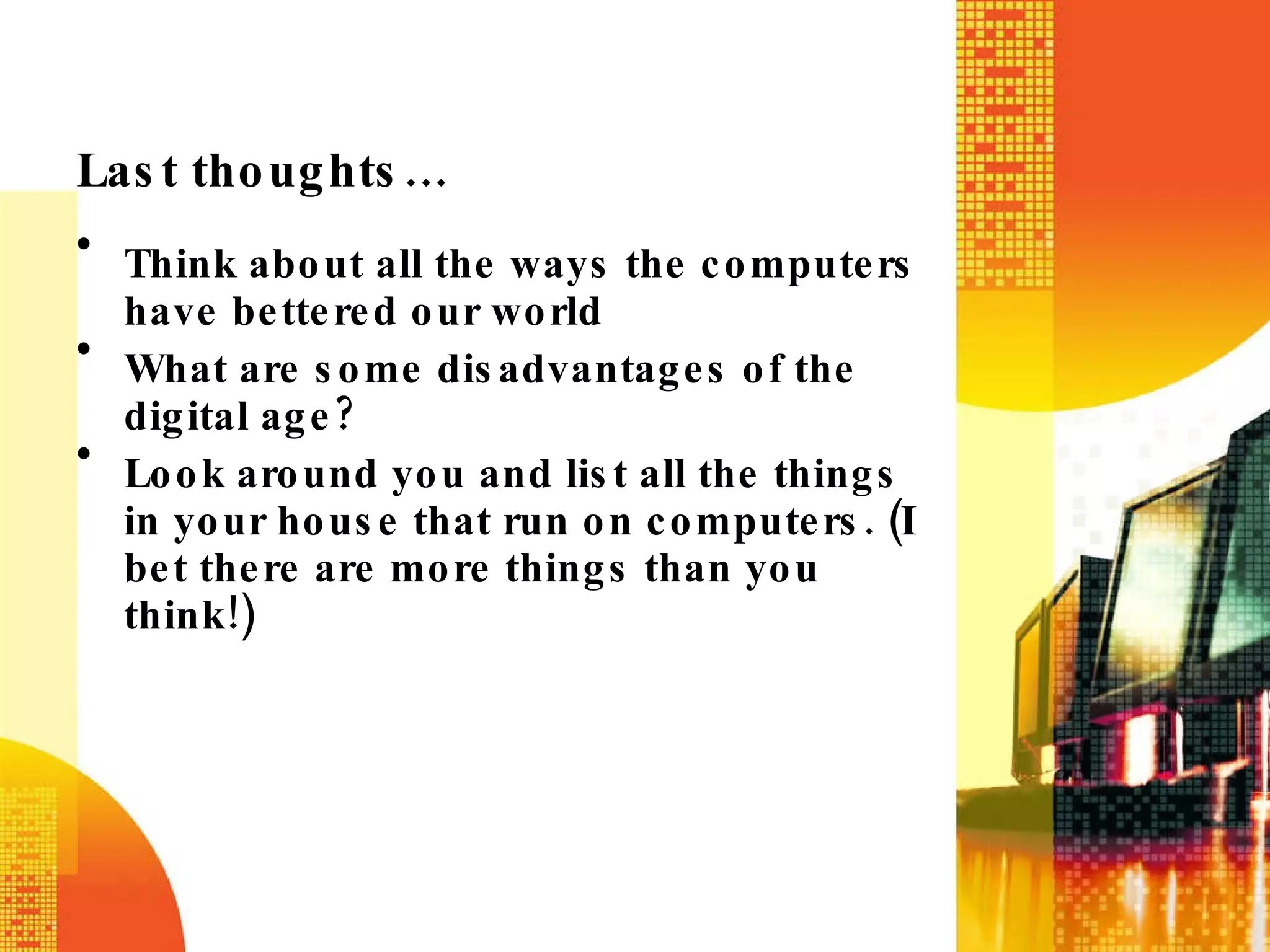 Computer History | PPT | Computing | Technology & Computing