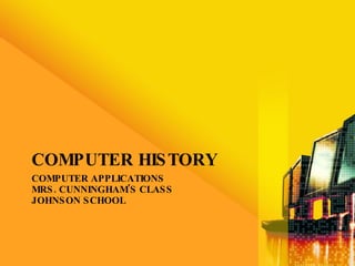 Computer History | PPT