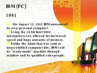 Computer History | PPT