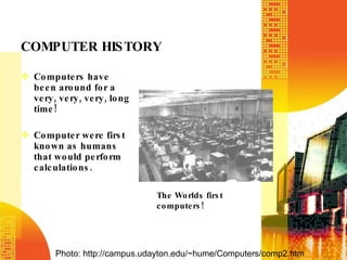 Computer History | PPT