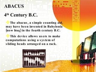 Computer History | PPT