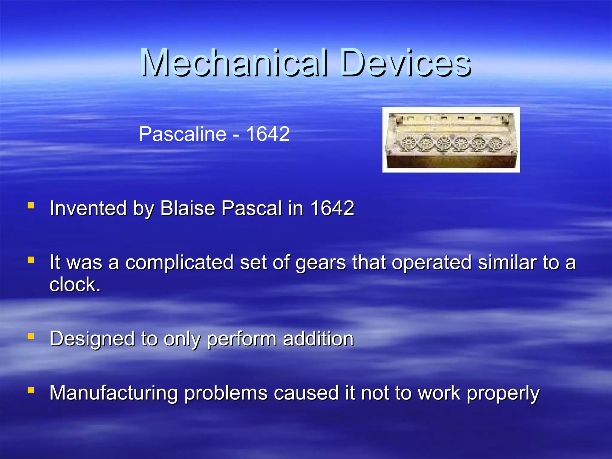 Computer history | PPT | Computing | Technology & Computing