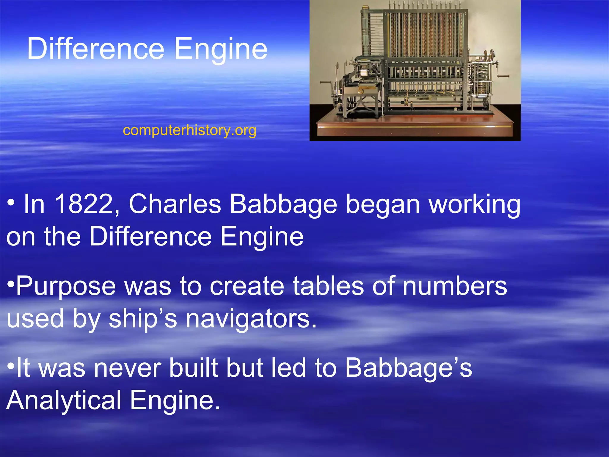 Computer history | PPT | Computing | Technology & Computing