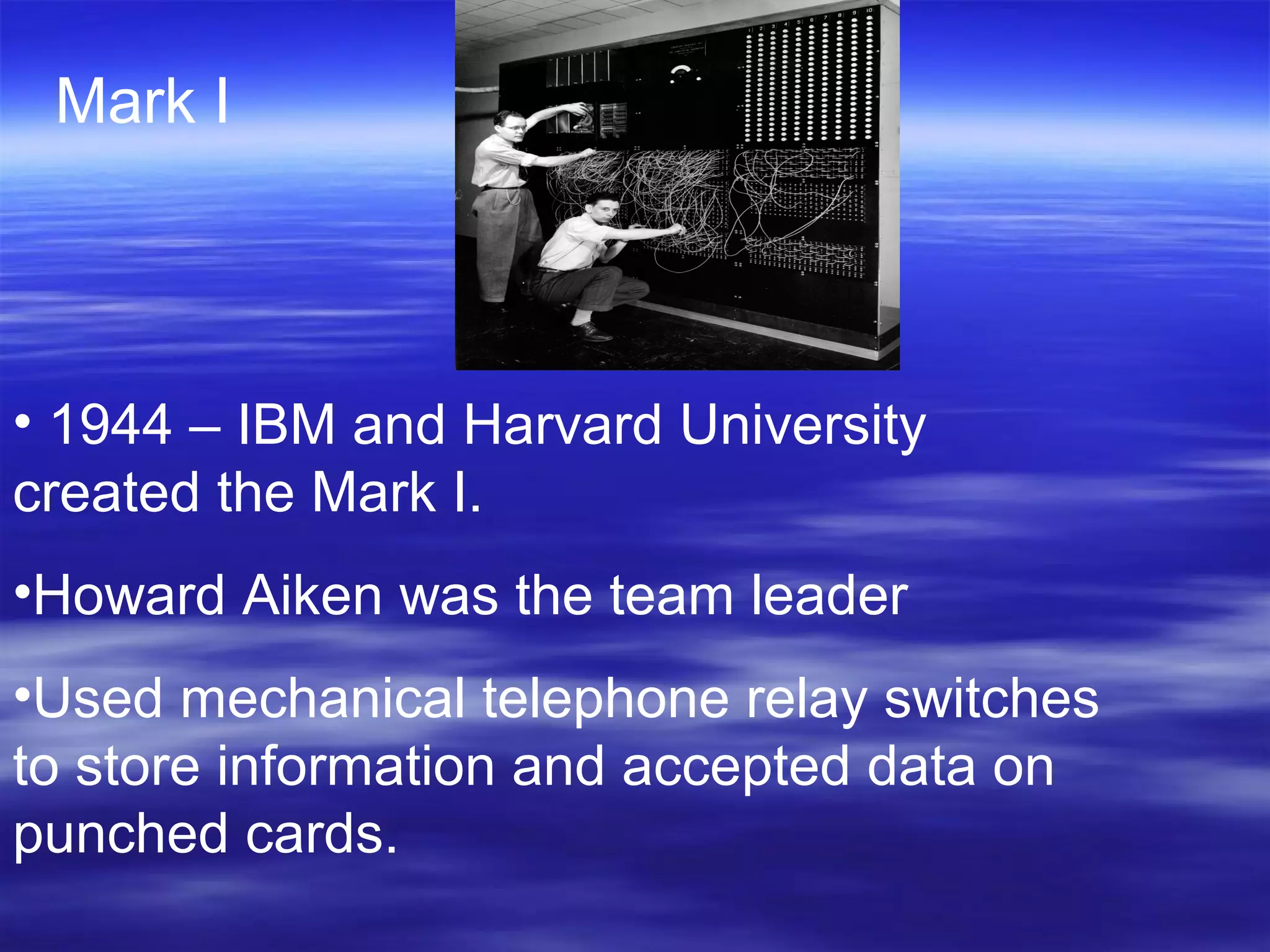 Computer history | PPT | Computing | Technology & Computing