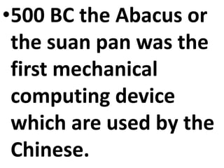 Computer history® | PPTX