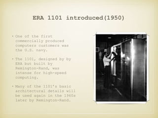 Computer history | PPTX | Computing | Technology & Computing