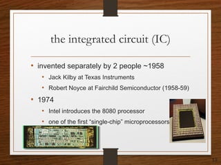 Computer history | PPT | Science