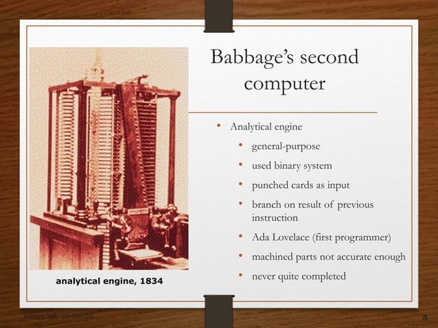 Computer history | PPT | Science