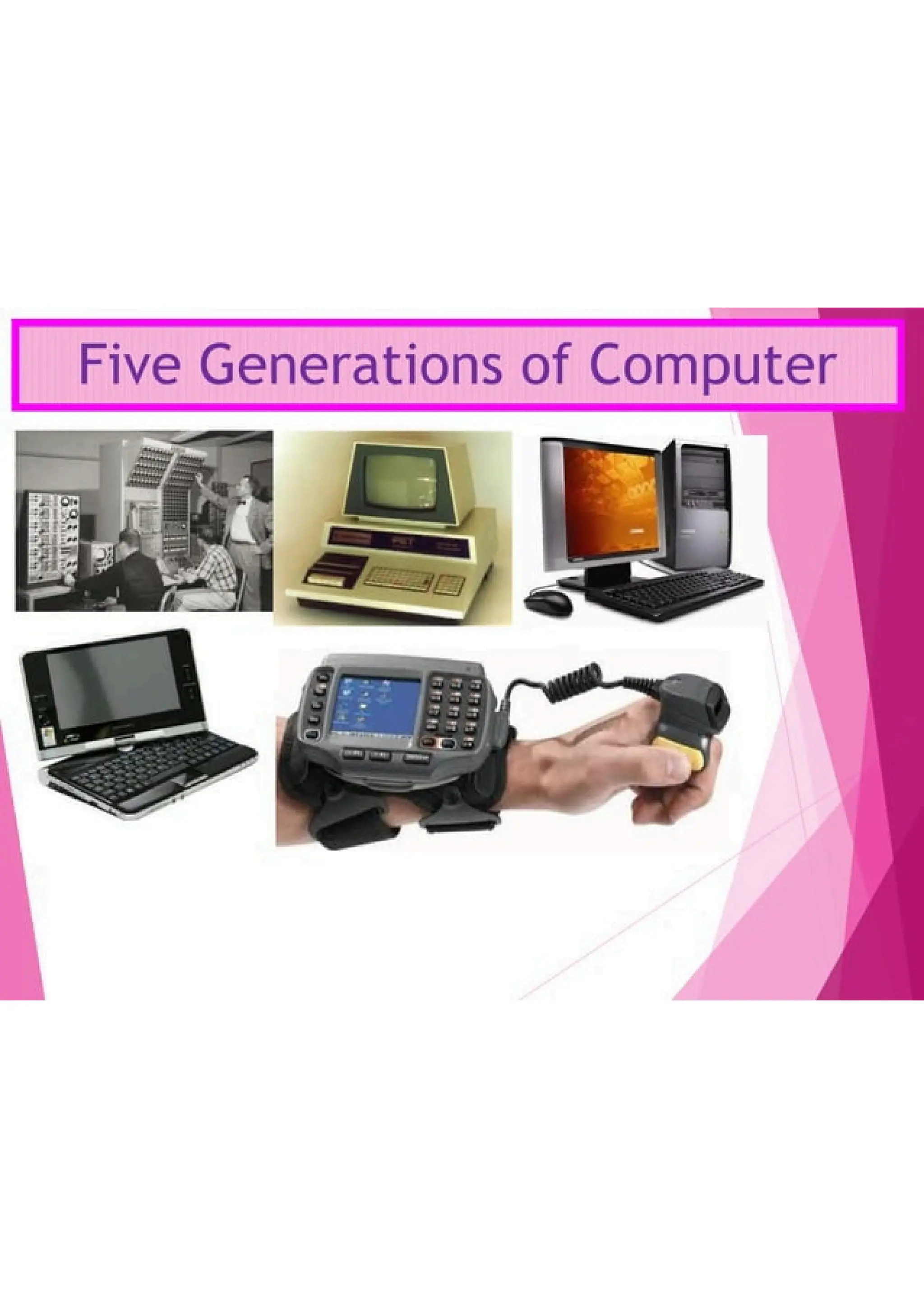 The History of computers generation | PDF