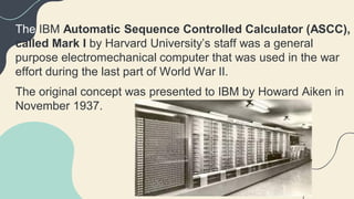 COMPUTER HISTORY lesson for Information CT | PDF