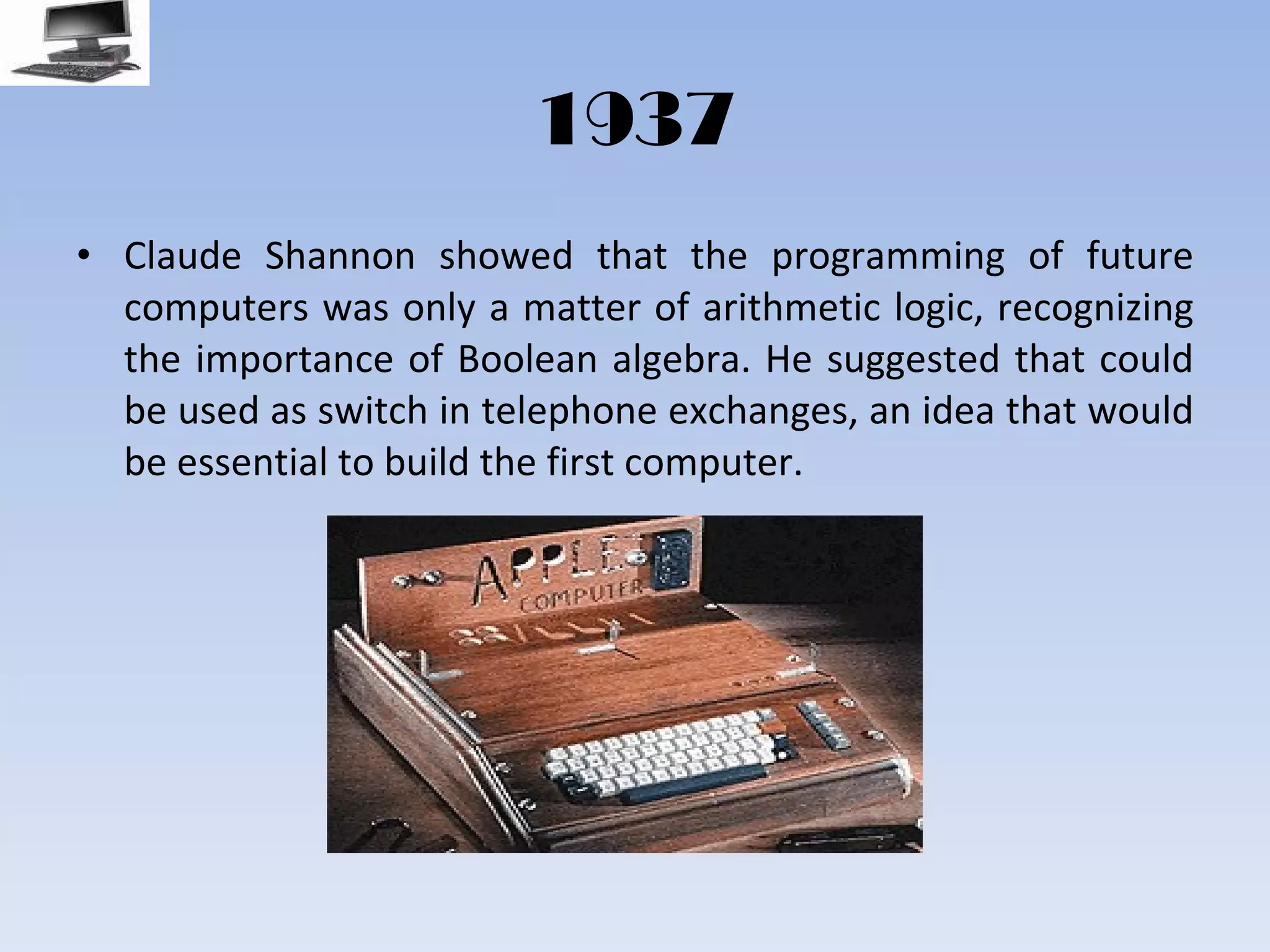 Computer history 2 2010 | PPT