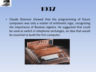 Computer history 2 2010 | PPT