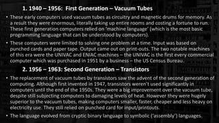 Computer history & evaluation | PPT