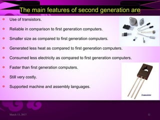 Computer,history,generations,and its types. | PPT