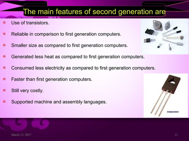 Computer,history,generations,and its types. | PPT