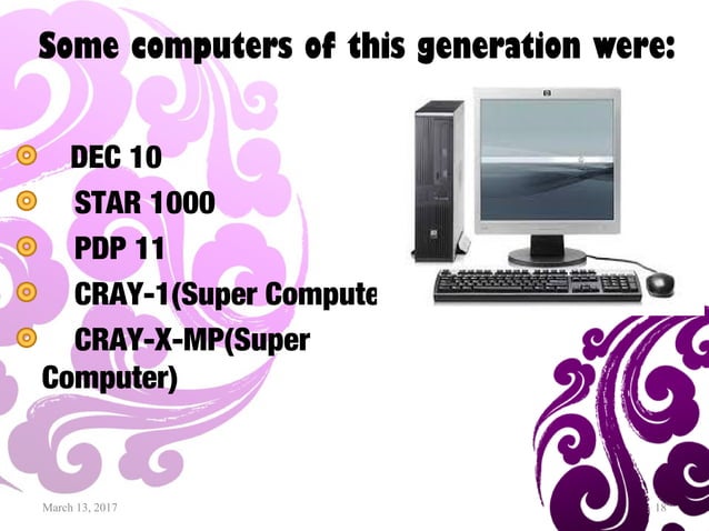 Computer,history,generations,and its types. | PPT