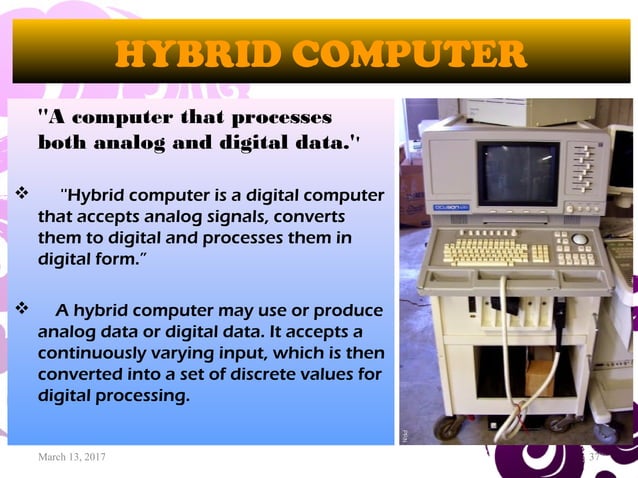 Computer,history,generations,and its types. | PPT