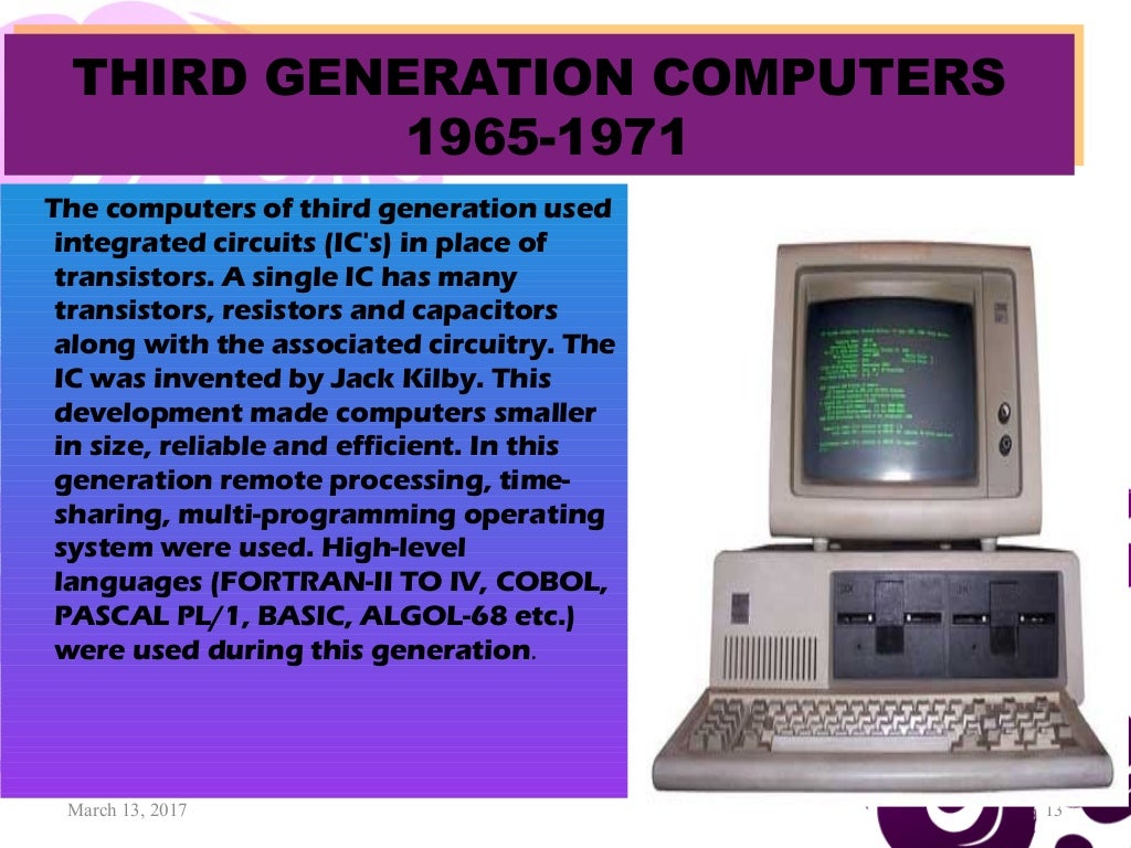 Computer,history,generations,and its types.